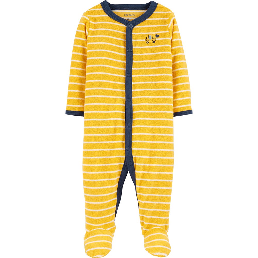 Carter's Construction Snap-Up Terry Sleep & Play One Piece | Baby Boy