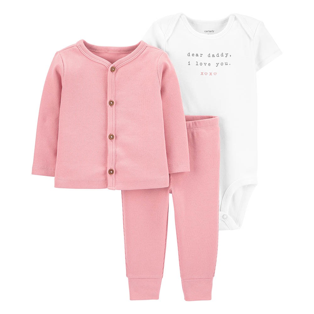 Carter's 3-Piece Little Cardigan Set | Baby Girl