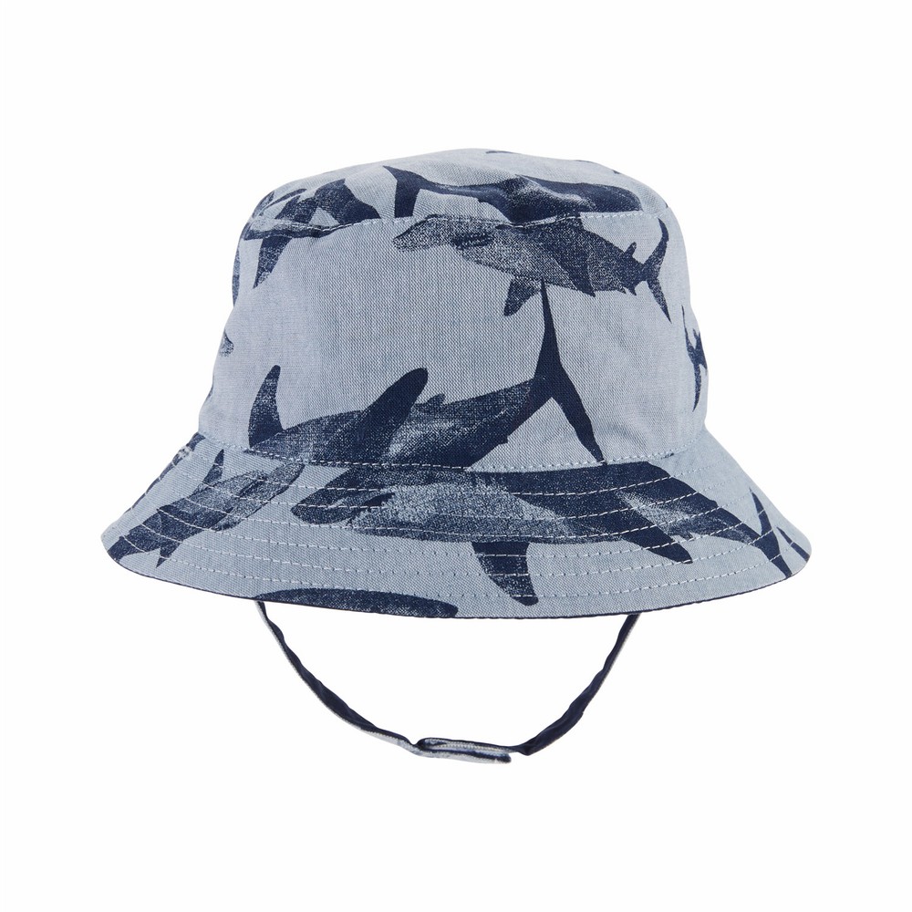 Carter's Shark Reversible Bucket Hat | Baby Boy
