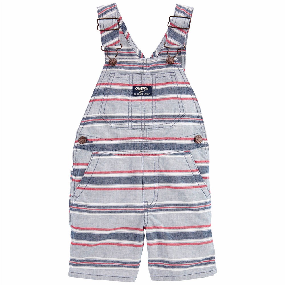 OshKosh B'gosh Striped Shortalls | Baby Boy