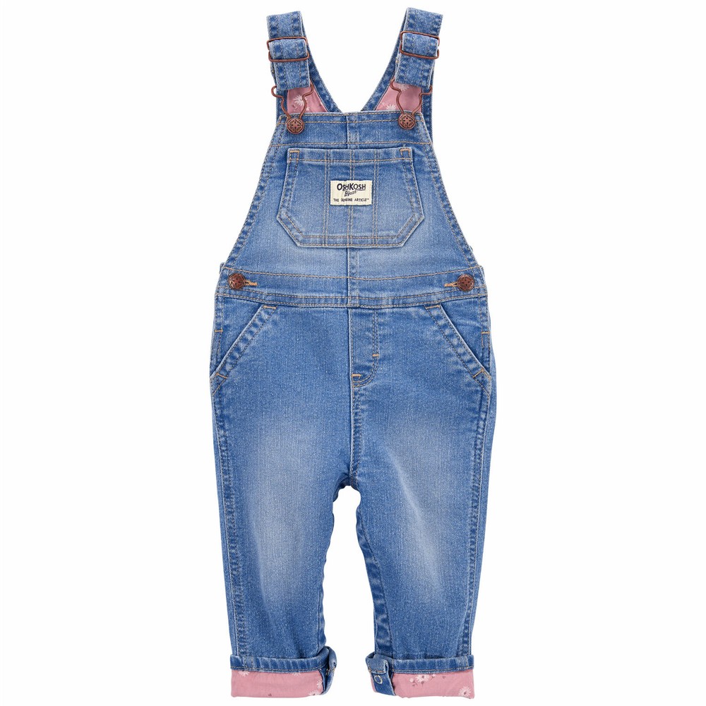 OshKosh B'gosh Classic Denim Overalls | Baby Girl