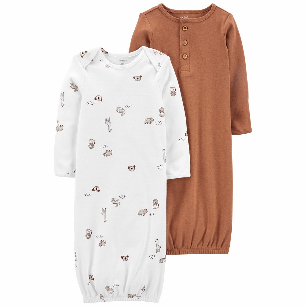 Carter's 2-Pack Sleeper Gowns | Baby Unisex