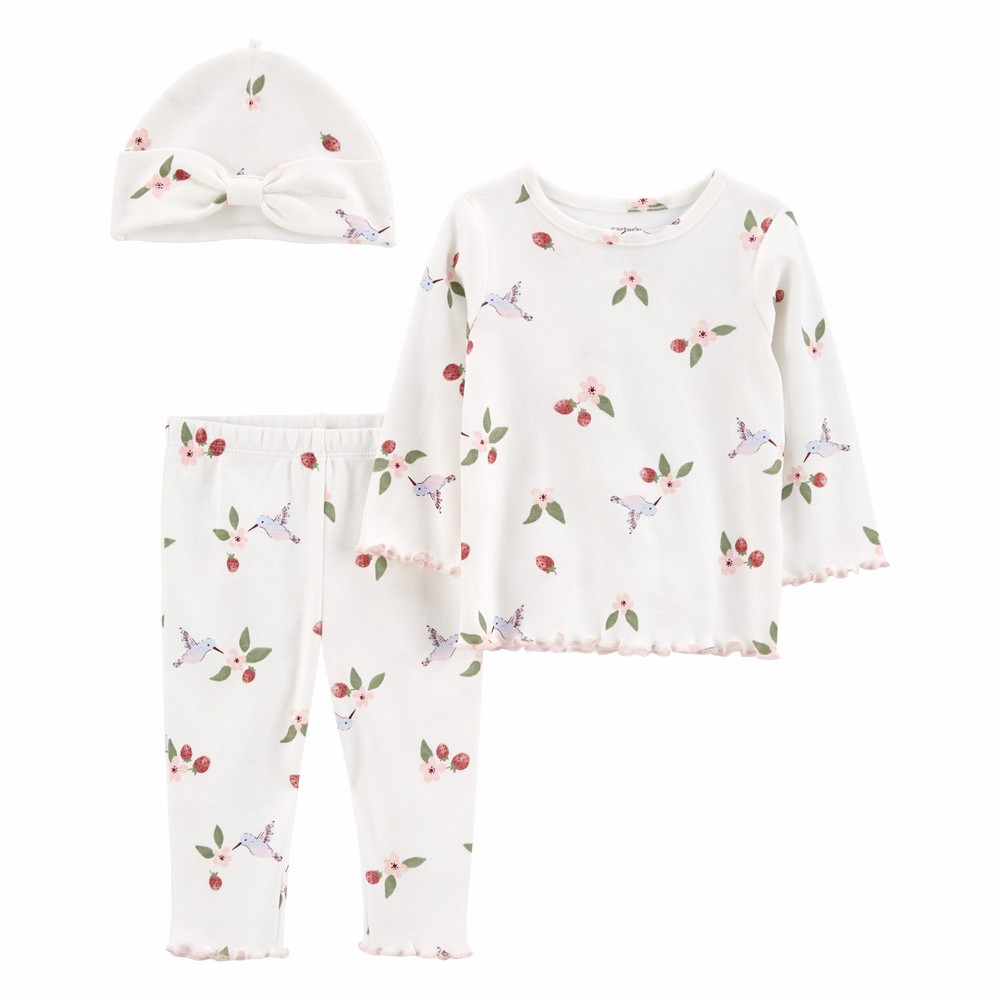 Carter's 3-Piece Hummingbird Outfit Set | Baby Girl