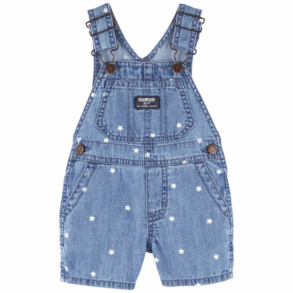 OshKosh B'gosh Star Print Shortalls | Baby Unisex