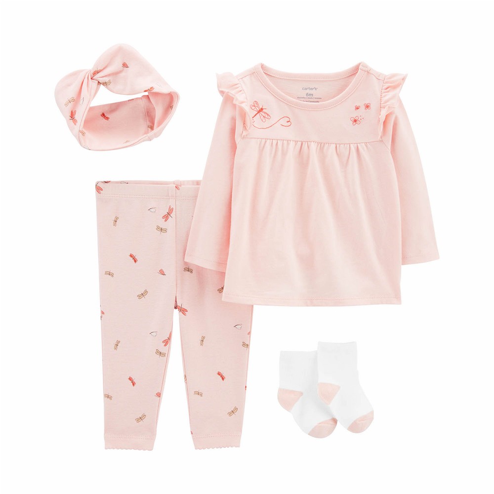 Carter's 4-Piece Take-Me-Home Set | Baby Girl