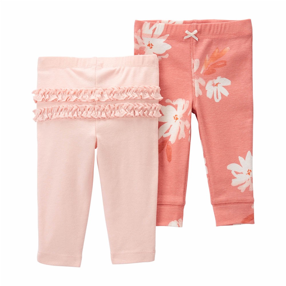 Carter's 2-Pack Pull-On Pants | Baby Girl