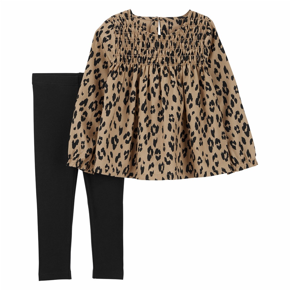 Carter's 2-Piece Leopard Top & Legging Set | Baby Girl