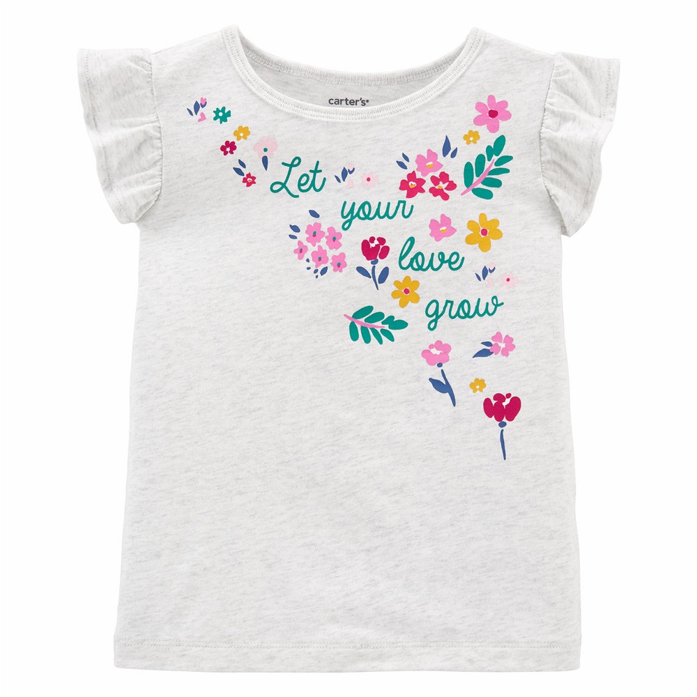 Carter's Floral Jersey Tee | Toddler Girl