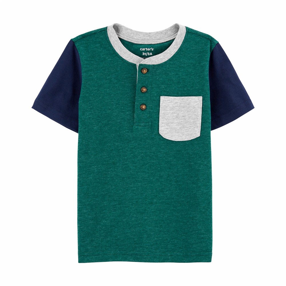 Carter's Pocket Henley | Toddler Boy