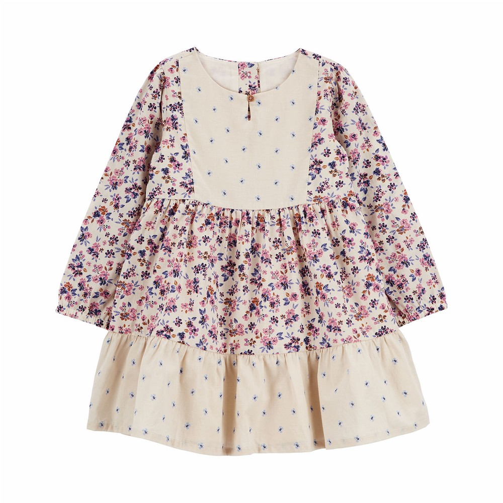 OshKosh B'gosh Mixed Print Prairie Dress | Toddler Girl