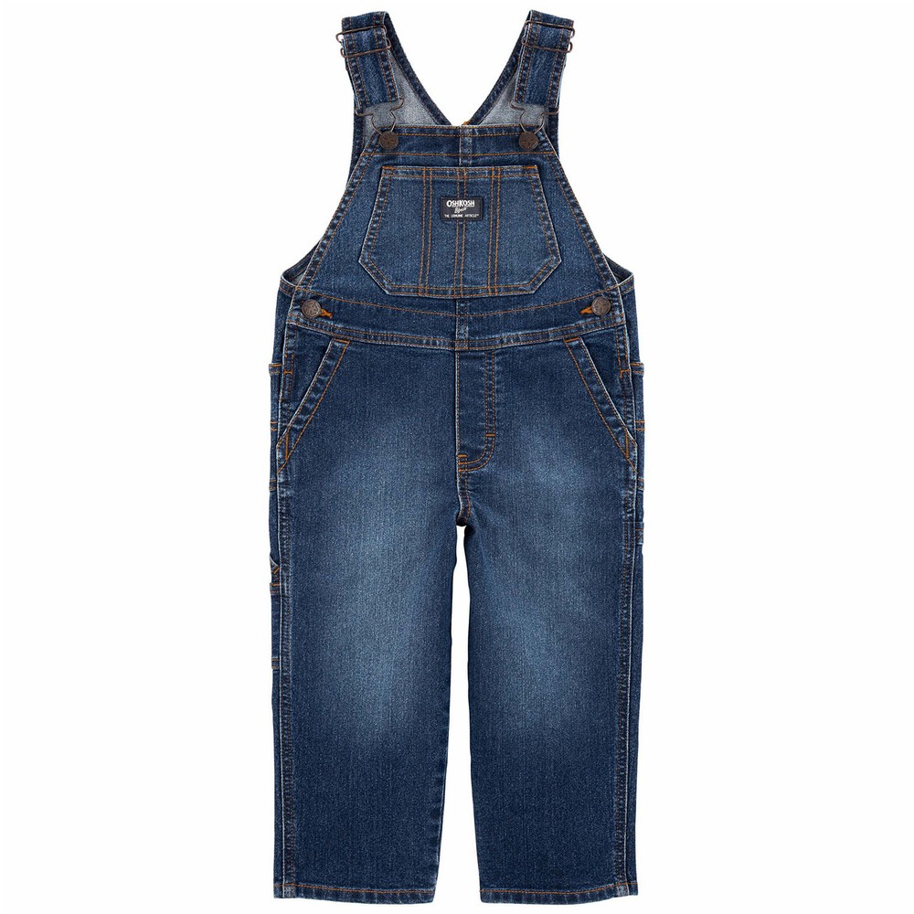 OshKosh B'gosh Stretch Denim Overalls | Toddler Unisex