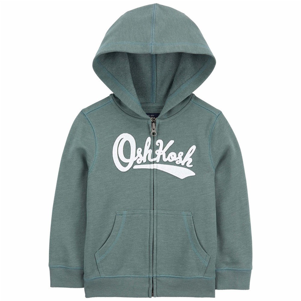 OshKosh B'gosh Logo Zip Jacket | Toddler Boy