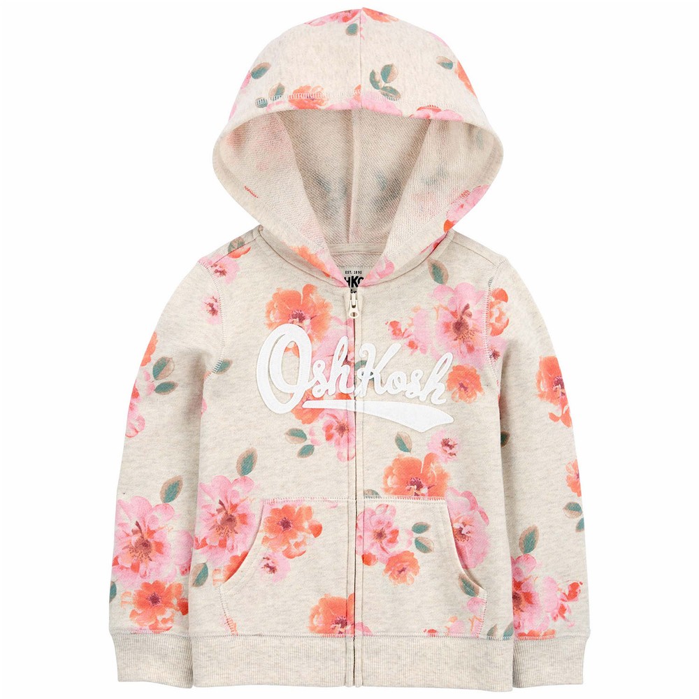 OshKosh B'gosh Logo Zip Jacket | Toddler Girl