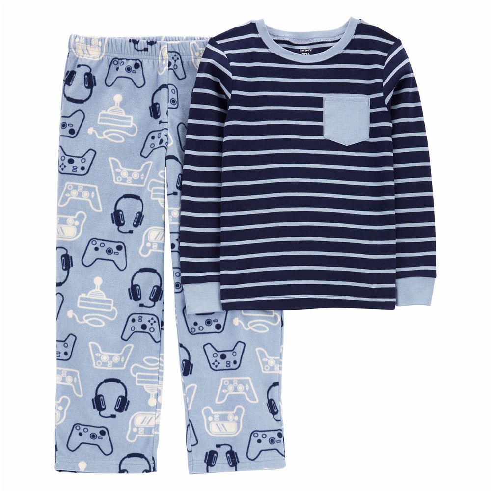 Carter's 2-Piece Video Games Cotton & Fleece PJs | Boy