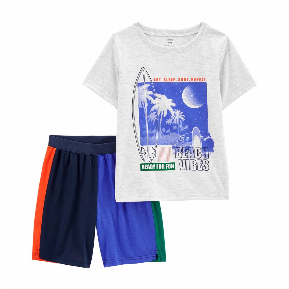 Carter's 2-Piece Surfboard Loose Fit PJs | Boy