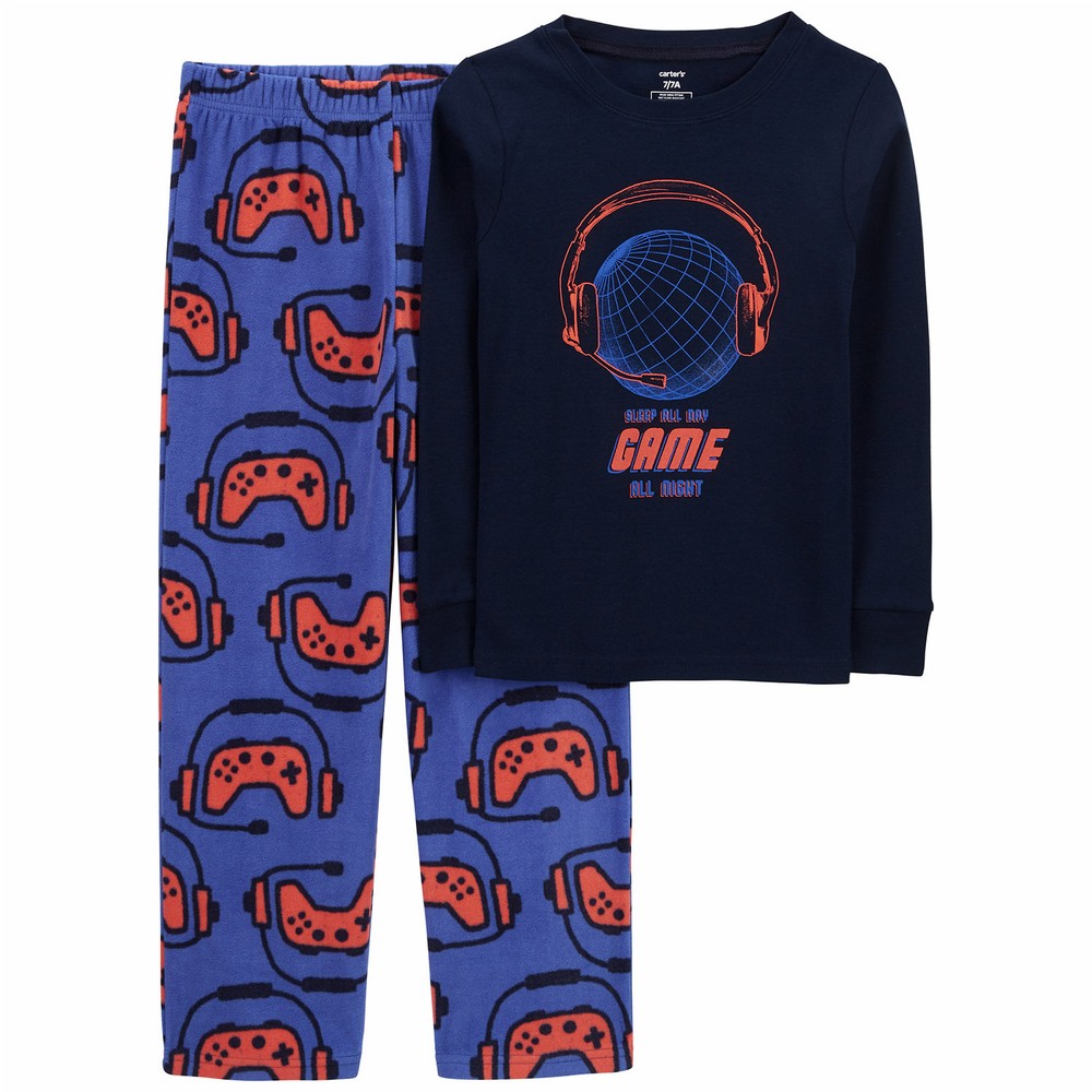 Carter's 2-Piece Video Game Cotton & Fleece Pajamas | Boy