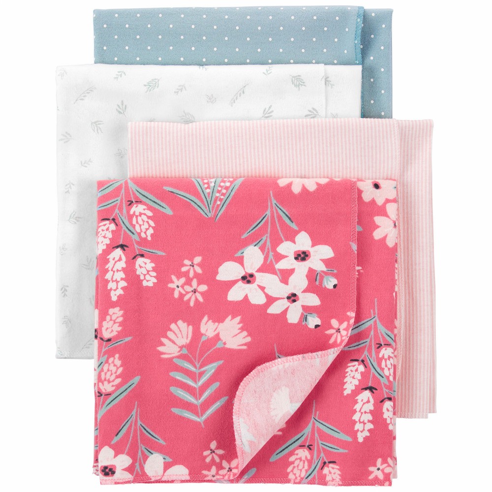 Carter's 4-Pack Receiving Blankets | Baby Girl